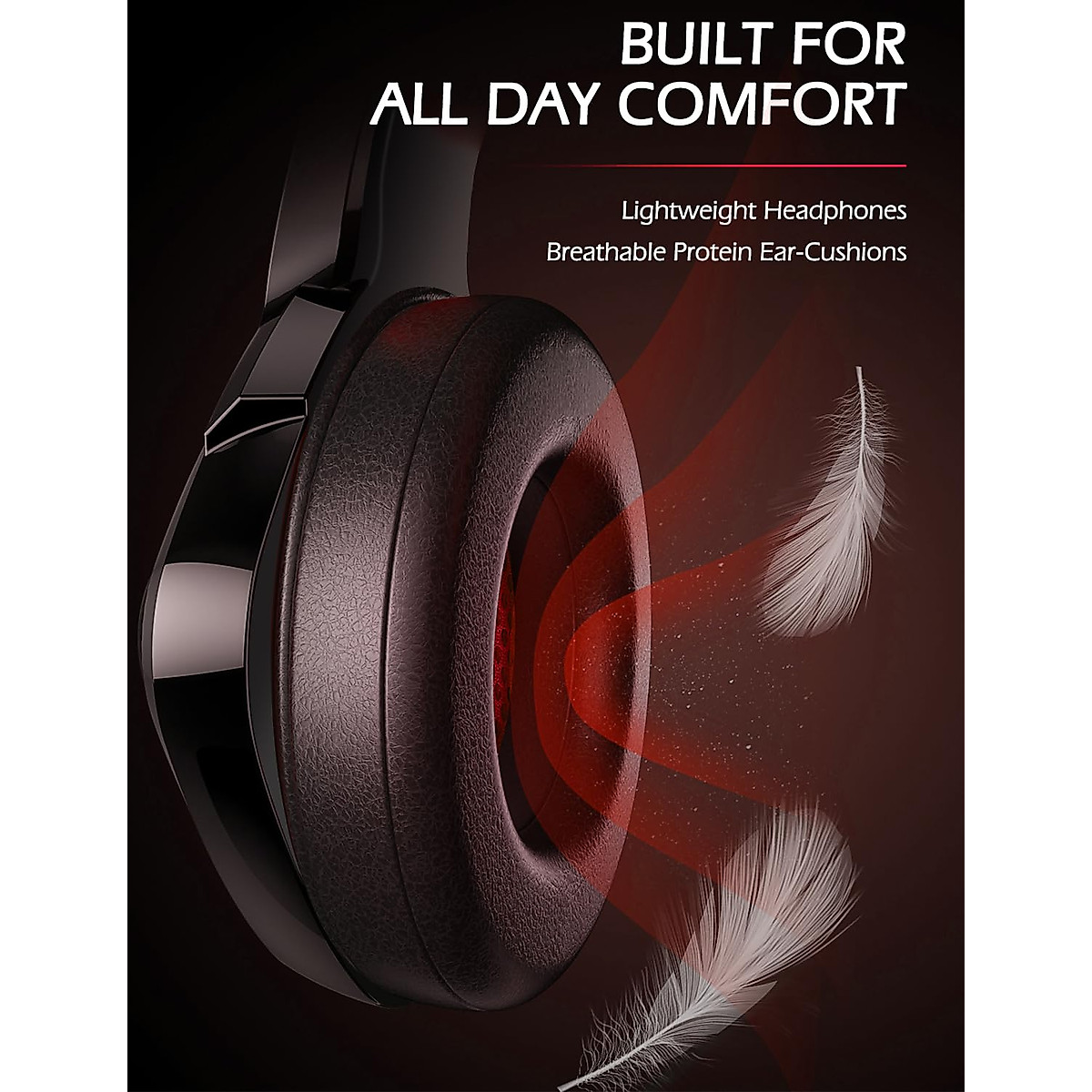 ZIUMIER Gaming Headset for PC, PS4, PS5, Xbox One, Xbox Series S/X, Switch, Noise Canceling Microphone, Stereo Surround Sound, 3.5mm Wired Gaming Headphones