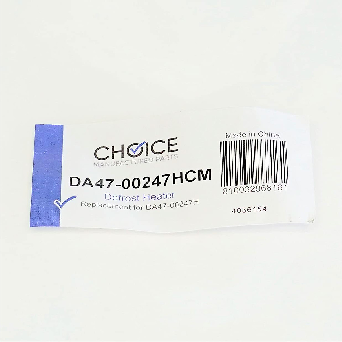 Choice Manufactured DA47-00247H for Samsung Refrigerator Defrost Heater Element