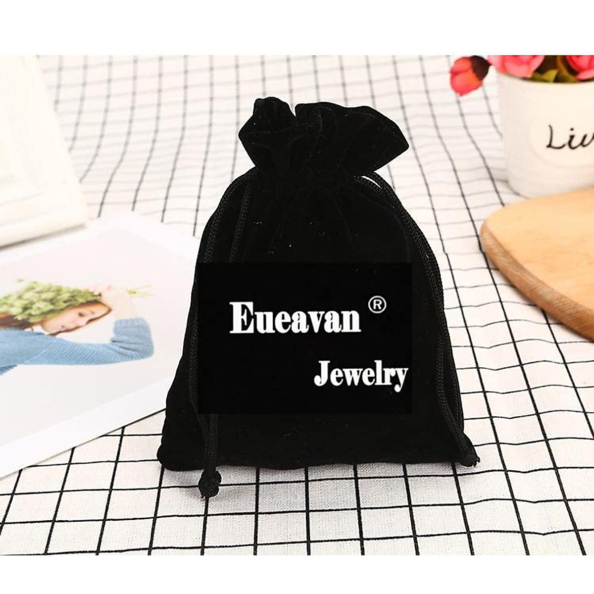 EUEAVAN Punk Stainless Steel Razor Blade Bracelet Personalize Hip Hop Dog Tag Couple Bracelet Women's Bracelets