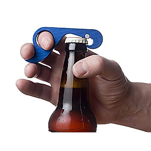 GrabOpener One Handed Grab Opener for Bottles, Blue