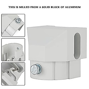 Frezon Alminum Replacement Part End Plug Solid Fit For Dometic RV Awning Sunchaser II Replacement