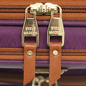 Steve Madden Global Wire Frame Purple Satchel