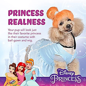 Disney for Pets Halloween Disney Princess Cinderella Costume - Extra Large - | Disney Princess Halloween Costumes for Dogs, Officially Licensed Disney Dog Halloween Costume, Blue (FF22923)