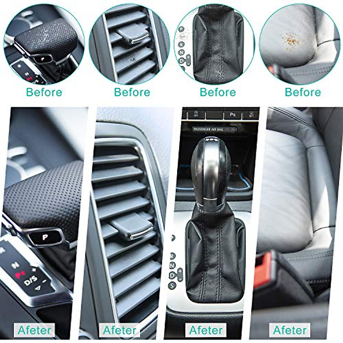 ASFSKY Cleaning Gel for Car Dust Cleaner Car Interior Slime for Detailing Putty for Dust Dirt Crumbs in Corners Inside The Car Clean The Dashboard Console and Vents