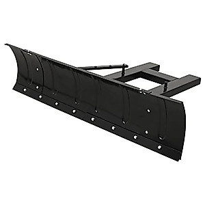 vidaXL Snow Plough for Forklift 59.1"x15" Black