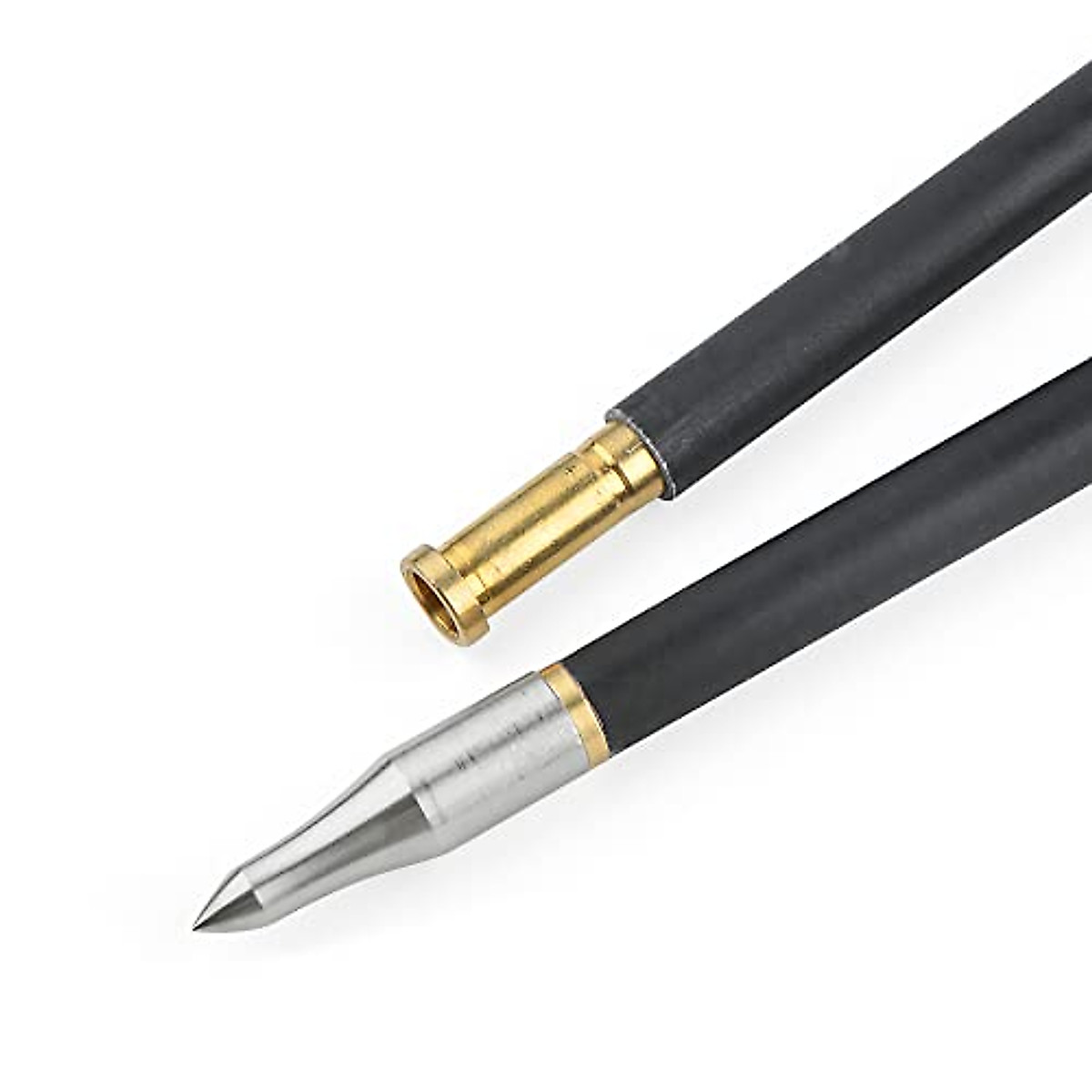 AMEYXGS 6pcs Archery Brass Arrow Weight 100/150/200/250/300 Grains Combo Screw Point Copper Insert