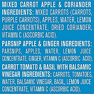 Gerber Natural Veggie Power Baby Food Pouch Variety Pack, 1.96 LB