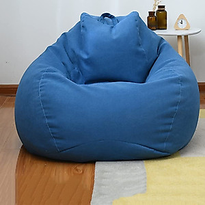 HIGOGO Lazy Sofa Cover Bean Bag Chair Cover Without Filler, BeanBag Cover, Home Furniture Accessories (Color : D, Size : 100 * 120cm)