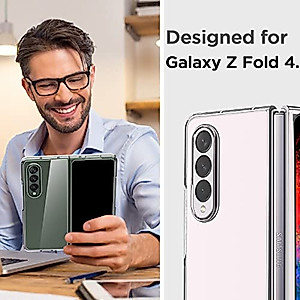AICase for Samsung Galaxy Z Fold 4 Case Clear, [Anti-Yellow] Ultra-Thin Slim Fit Transparent Hard PC Protective Phone Case for Samsung Fold 4 5G