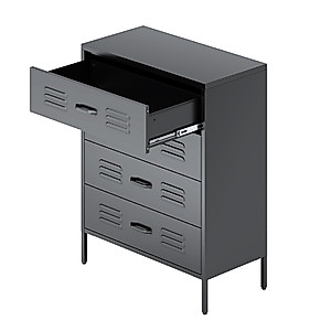 Metal Storage Cabinet with 4 Drawers for Office,Home,Garage