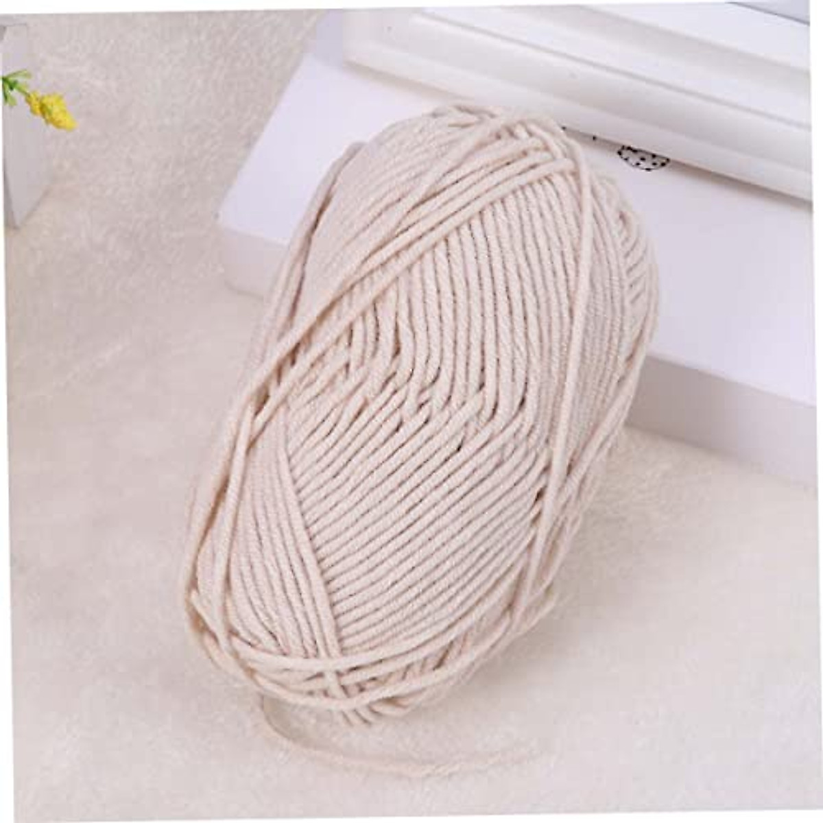 EXCEART Chunky Yarn Fuzzy Yarn Knitting Yarn Cone Thick Knitting Yarn Crochet Thread Line Doll Frosting Suite Soft Cotton Yarn for Knitting Yarn Soft Thick Yarn Acrylic Yarn Crochet Kit