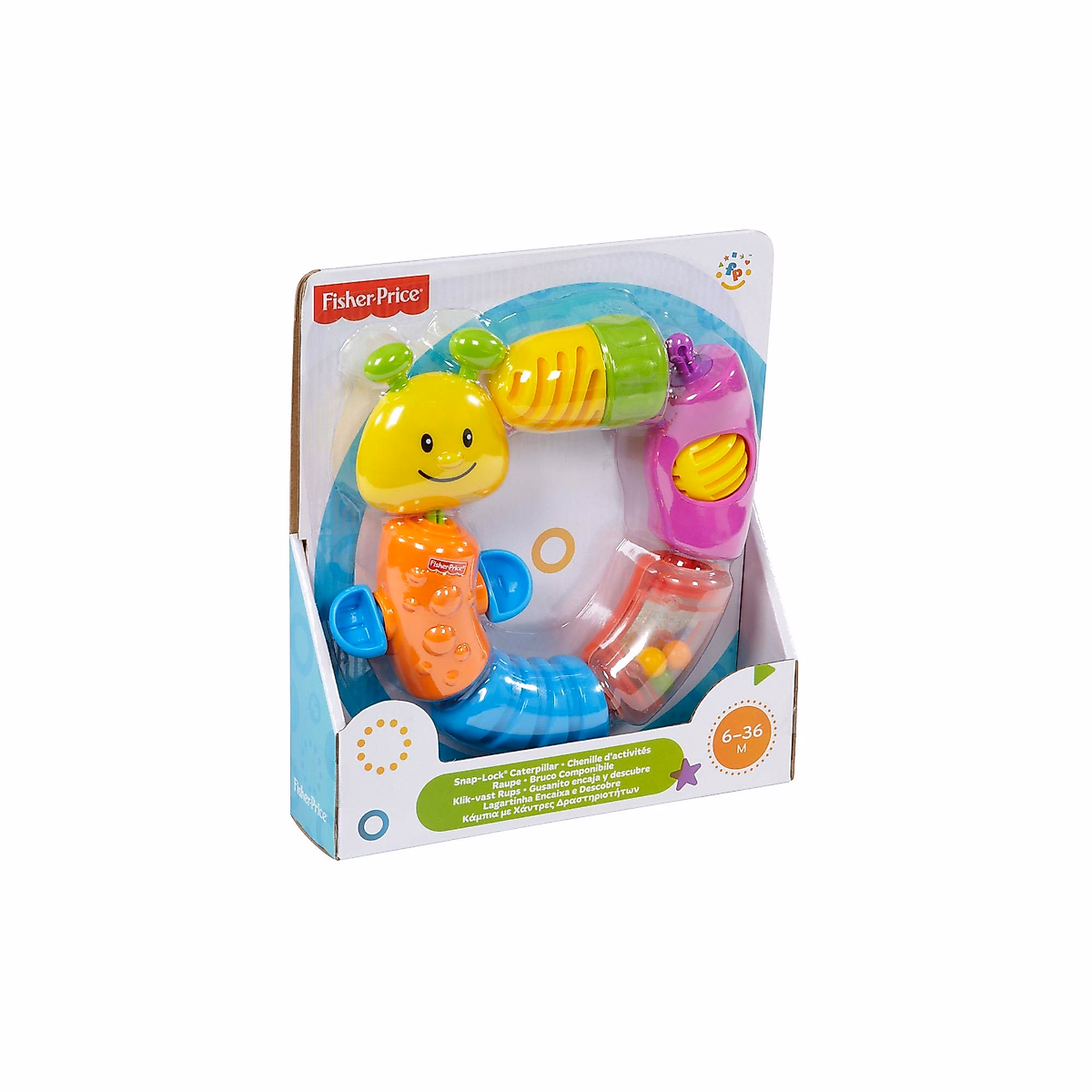 Fisher-Price Brilliant Basics Snap-Lock Caterpillar