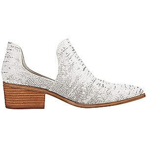 Chinese Laundry Women's Fortune Ankle Boot, White/Black, 8