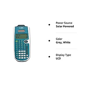 Texas Instruments Ti-30Xs Multiview Scientific Calculator, 16-Digit LCD