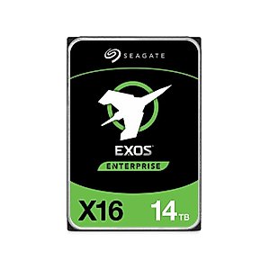 Seagate Exos X16 14TB 7200 RPM SATA 6Gb/s 256MB Cache 3.5-Inch Internal Data Center HDD Enterprise Hard Drive (ST14000NM001G) (Renewed)