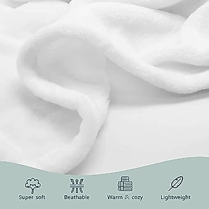 HawSkgFub Merry Christmas Baby Blanket Boys Girls Gift Green, Neutral Baby’s First Xmas Holiday Flannel Fleece Nursery Bed Blankets, Soft Lightweight Newborn Infant Toddler Kids Crib Bedding 30 x 40