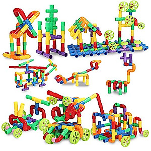 STEM Building Blocks Toy for Kids, Educational Toddlers Toddler Brain Toy Kit, Constructions Toys for 3 4 5 6 7 8 Years Age Boys and Girls – Creativity Kids Toys