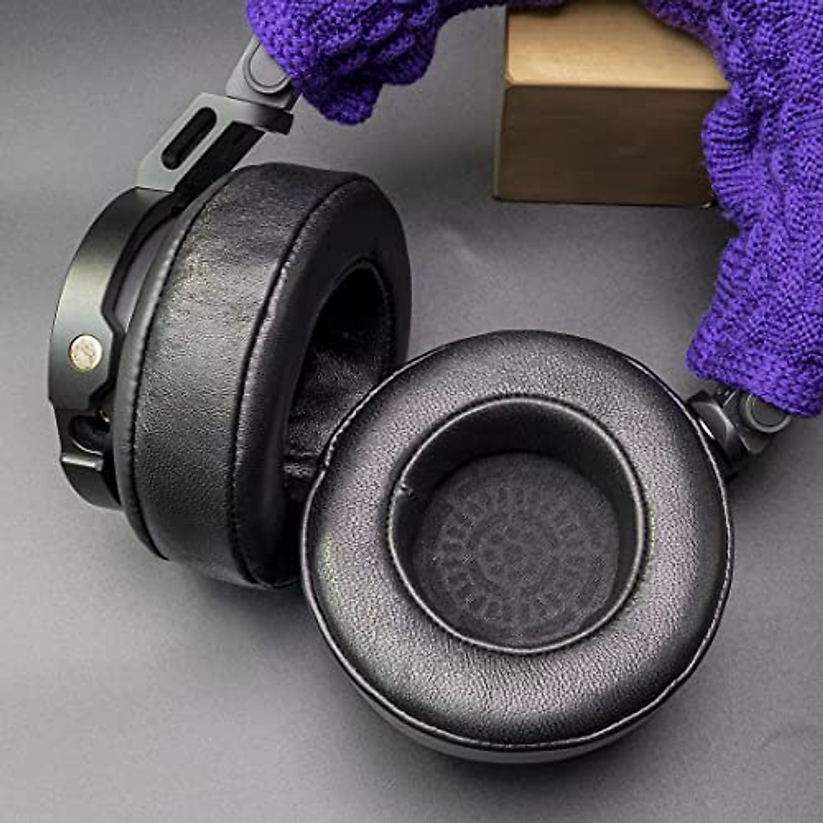 Voarmaks Replacement Ear Pads Foam Cushion Compatible with Philips A5-PROI A5 PROI A5PRO A5-PRO Headphones Thicken Earmuff Earphone Sleeve Headset (Sheepskin Leather)