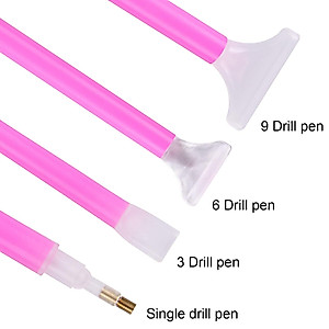 8 Packs 5D Diamond Art Painting Embroidery Art Pen Tool for DIY Crafts Making