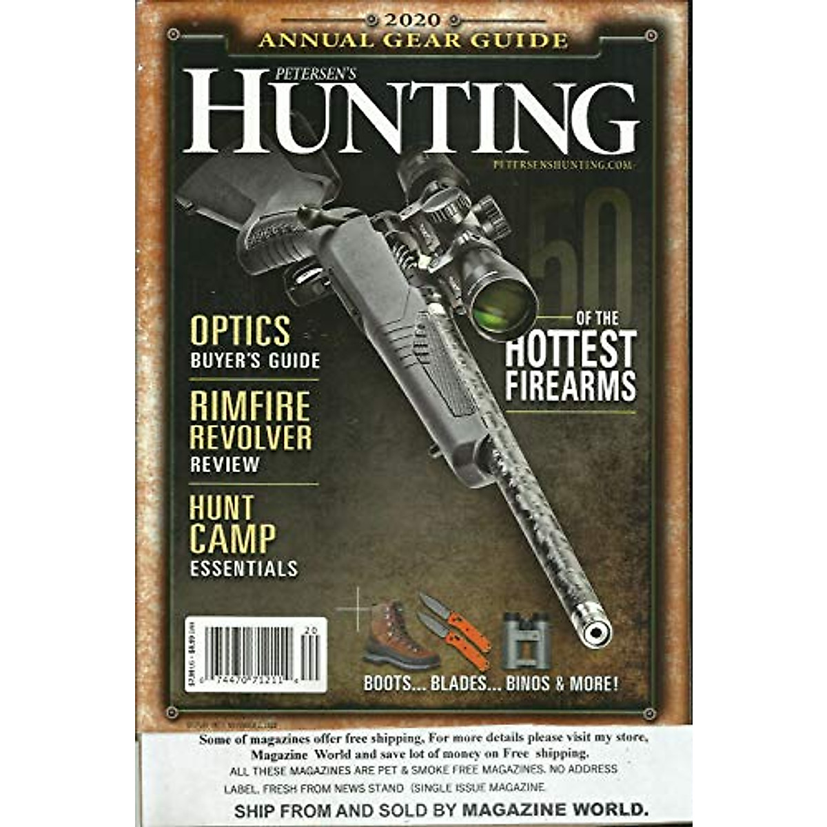 PETERSEN'S HUNTING MAGAZINE, ANNUAL GEAR GUIDE, 2020 OPTICS BUYER'S GUIDE