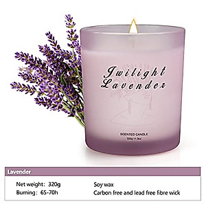 2 Pack Lavender Candles | Candles For Home Scented | 11.3 oz 100% Natural Soy Wax|70 Hours Burning Times | Aromatherapy Candles Gifts For Women Birthday Mom Best Friends | House Warming Gifts New Home