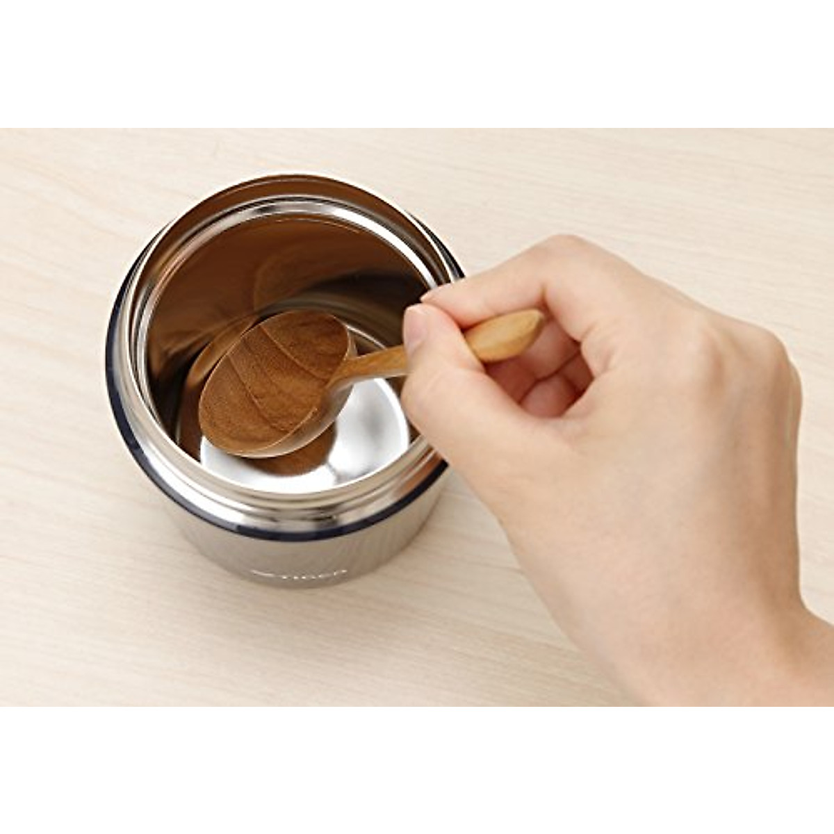 Tiger MCL-B038-AI Tiger Thermos Bottle, Vacuum Insulated, Soup Jar, 12.8 fl oz (380 ml), Heat Retention, Bento Box, Wide Mouth, Round Bottom, Indigo Blue