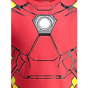 Marvel Avengers Iron Man Captain America Black Panther Big Boys 4 Pack Athletic T-Shirts 10