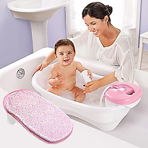 Newborn-to-Toddler Bath Center & Shower (Pink)
