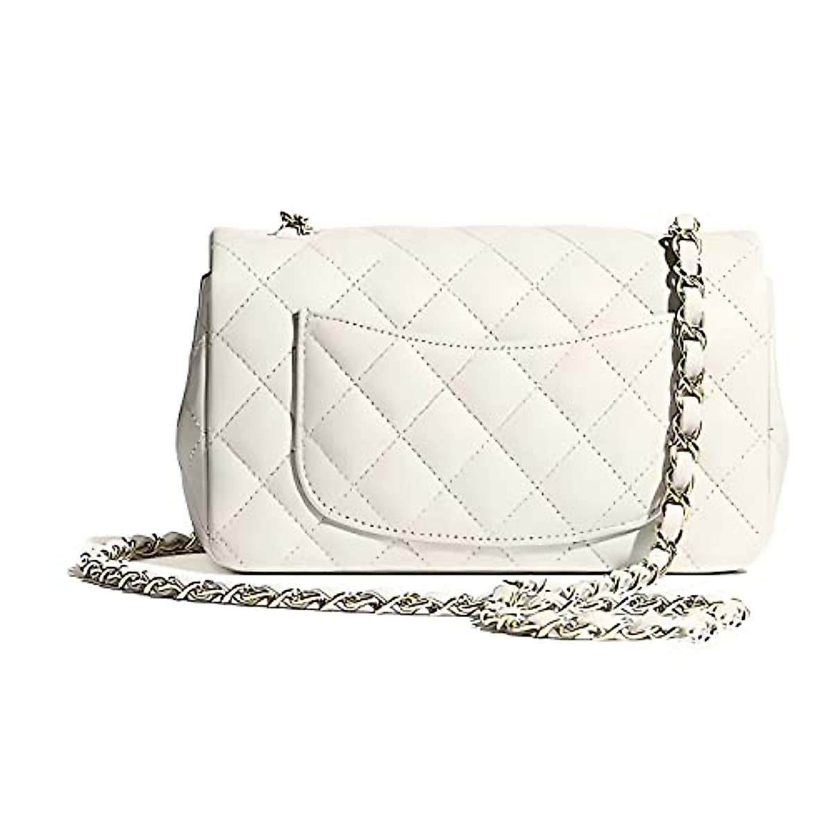 Designer Bags for Women,Adjustable Crossbody Bag Shoulder Bag Top-Handle Tote Bag Purse With Gift Box 02White