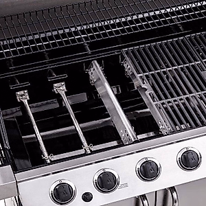 Grill Replacement Parts for Charbroil 2 Burner 463625217 463625219 463673517 463673519 463673019 Grill,17.75 Inch Burner Parts for Char-Broil 2 Burner Grill,Heat Plate for Charbroil 463625217 Grill