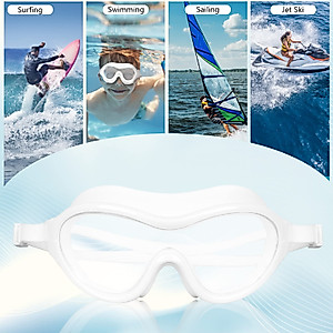 Zsling Swim Goggles,G1 SE Swimming Goggles Anti-fog for Men Women Adults Youth Anti Fog No Leak Clear Wide Vision Goggles for Eyelash Extensions (Clear Lens Black Frame)