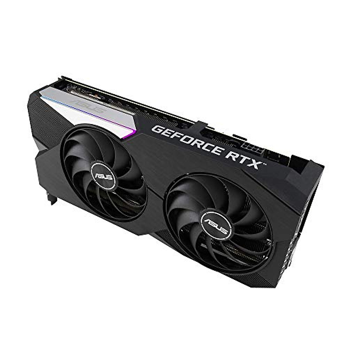 ASUS Dual NVIDIA GeForce RTX 3060 Ti OC Edition Gaming Graphics Card (PCIe 4.0, 8GB GDDR6 Memory, HDMI 2.1, DisplayPort 1.4a, Axial-Tech Fan Design, Dual BIOS, Protective Backplate, GPU Tweak II)