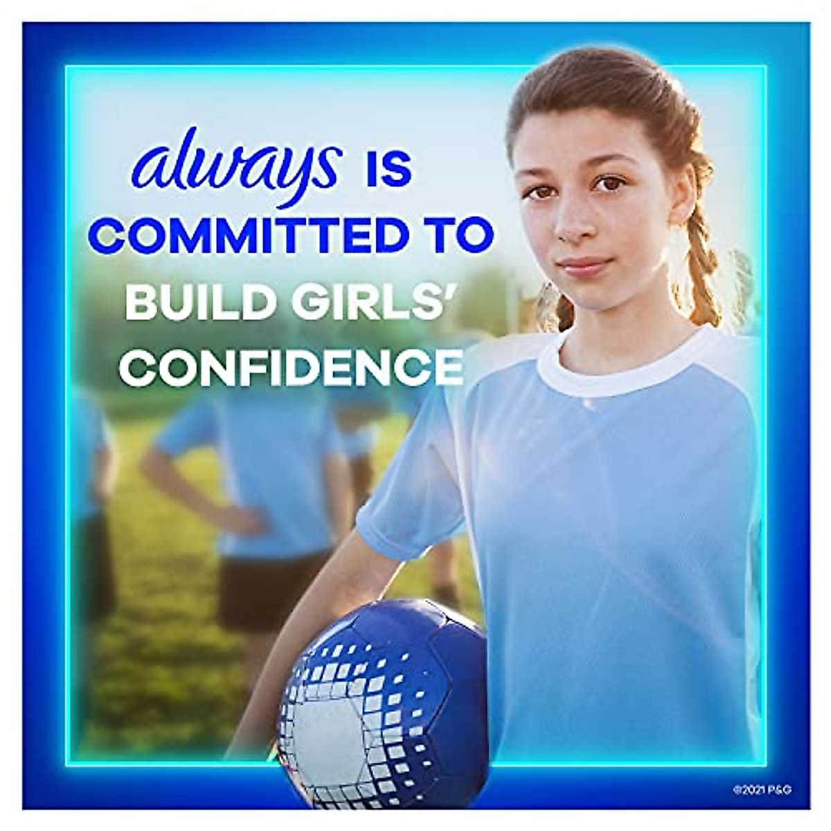 Always Maxi Feminine Pads for Women, Regular Absorbency, 24 Count, No Wings, Unscented (24 Count)