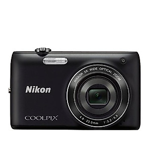 Nikon COOLPIX S4100 14 MP Digital Camera with 5x NIKKOR Wide-Angle Optical Zoom Lens and 3-Inch Touch-Panel LCD (Black)