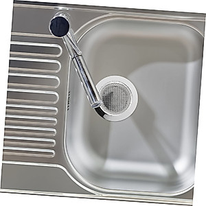 2pcs Sink Strainer Bath Tub Plug Stopper Sink Drain Sink Food Catcher Kitchen Sink Filter Basket Kitchen Sink Filter Strainer Anti-blocking Net Dish Basin Stainless Steel