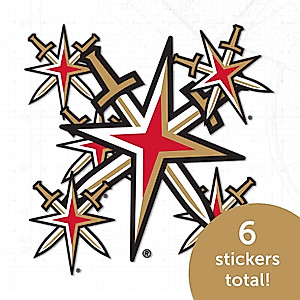 Desert Cactus Las Vegas Golden Knights Team NHL National Hockey League Sticker Vinyl Decal Laptop Water Bottle Car Scrapbook (Type 3 - Secondary)