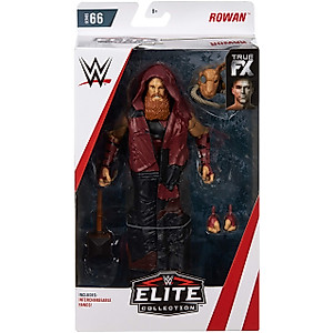 WWE Rowan Elite Collection Deluxe Action Figure with Realistic Facial Detailing, Iconic Ring Gear & Accessories
