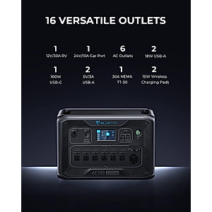 BLUETTI Solar Generator AC300&B300 Modular Power System With 3 350W Solar Panel Included,UPS Battery Backup for Home Emergency Power Outage Off Grid