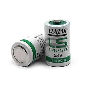 elxjar (20-Pack) 3.6V 1/2AA LS14250 Lithium for SAFT Water Meter Electricity Meter Gas