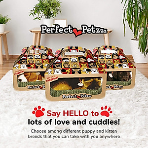 Perfect Petzzz - Original Petzzz German Shepherd, Realistic, Lifelike Stuffed Interactive Pet Toy, Companion Pet with 100% Handcrafted Synthetic Fur