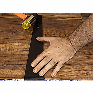 Laminate Wood Flooring Installation Kit with Extra Strong Solid Tapping Block Heavy Duty (43, Upgraded Fiberglass Handle Mallet)
