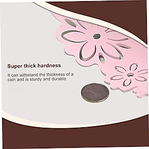 KUYYFDS Round Pink Plastic Trash Can with 1000 mL Capacity, Non-slip Base, for Kitchen, Office, Bathroom