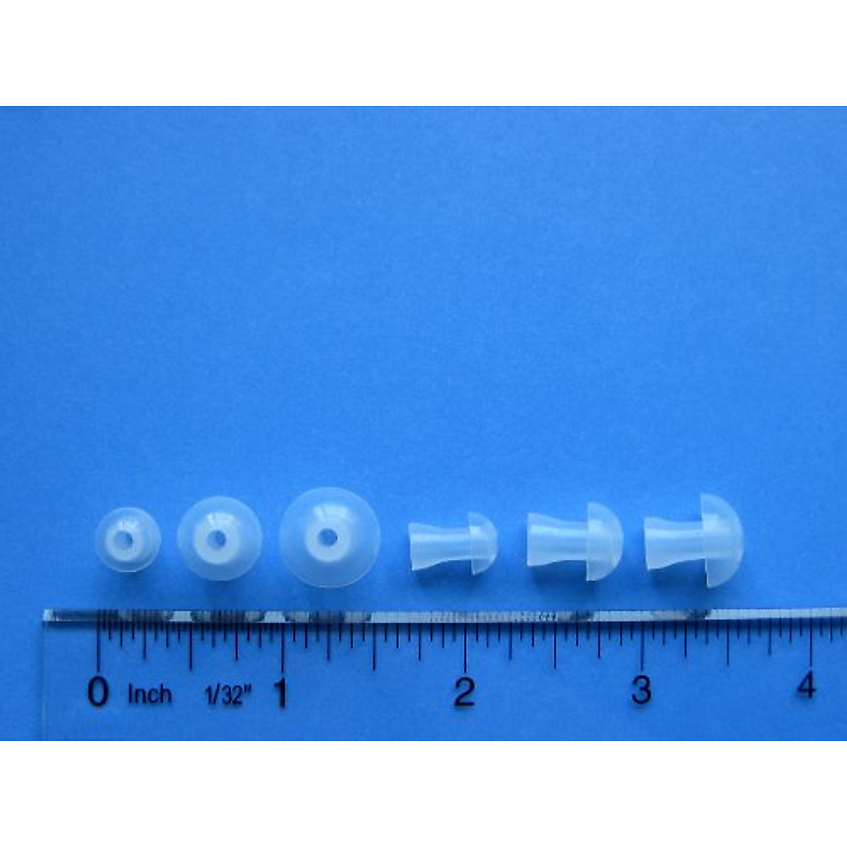 6 pcs : S/M/L Soft Replacement Mushroom Domes Eartips Earbuds Compatible with Siemens Touching, Motion, Nitro,Aquaris, Siemens Life, Lotus 12P,13P,13SP,23P,23SP, 23M BTE (Behind the Ear) Hearing Aids