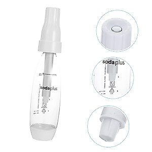 TIDTALEO 1pc sparkling water machine water carbonator DIY tools carbonated drink maker carbonating soda machines for home Beverage Maker Tool chemical machine white food grade bpa household