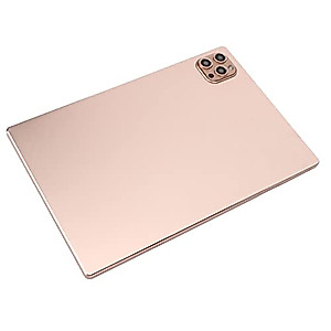 Gaming Tablet, 256GB ROM 10GB RAM 10.1in Tablet Dual SIM for Office (Gold)