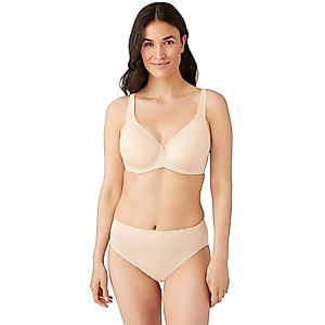 Wacoal Womens Basic Beauty Contour T-shirt Bras, Sand, 36D US