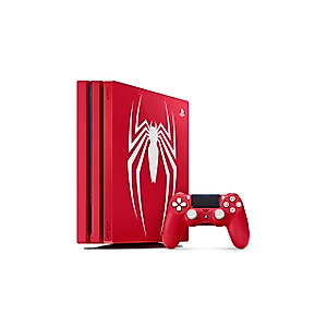 PlayStation 4 Pro 1TB Limited Edition Console - Marvels Spider-Man Bundle [Discontinued] (Renewed)