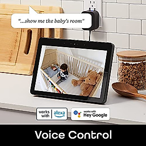 Geeni Sentinel 1080p HD Pan & Tilt Baby Security Smart Camera, Indoor Camera for Home Security, No Hub Required, Smart Camera Works with Amazon Alexa & Google Home, Requires 2.4 GHz Wi-Fi