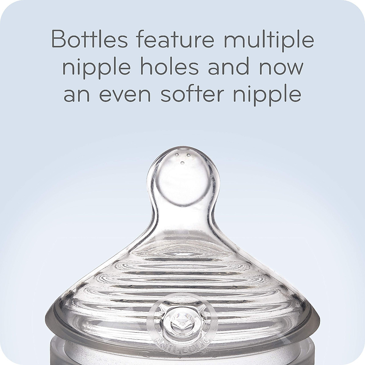 NUK Simply Natural Glass Baby Bottles