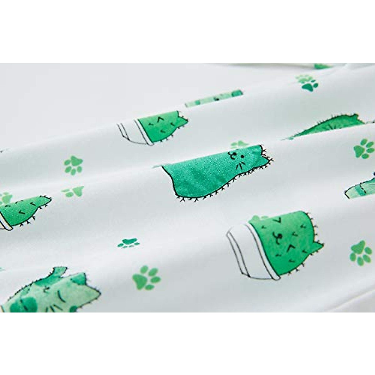 Owlivia Baby Rayon Made from Bamboo Footless Pajamas, Boys and Girls 2 Pack Zip up Sleep and Play, Long-Sleeve Coveralls(18-24 Months, Cactus & Off White)